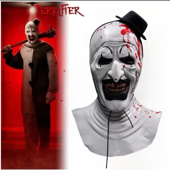 Holiday | Terrifier Mask Halloween Clown Costume | Poshmark